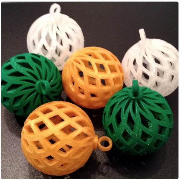 BuildBee | 10 beautiful Christmas tree ornaments you can 3D print